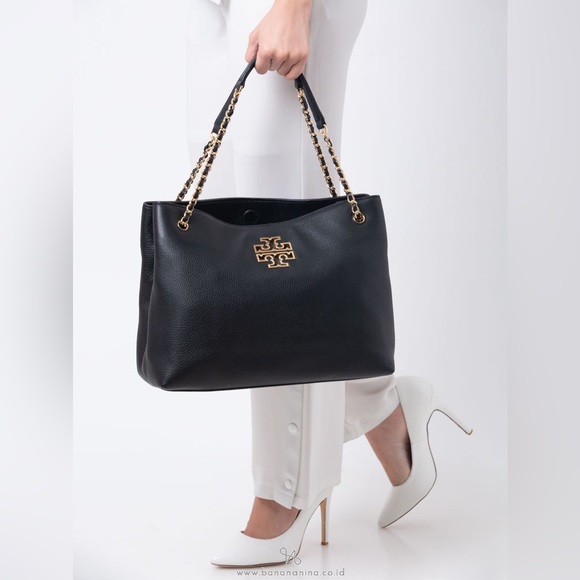 Tory Burch | Bags | Tory Burch Britten Triple Compartment Tote Shoulder ...